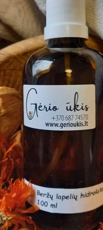 Beržų lapelių hidrolatas - Gėrio ūkis
